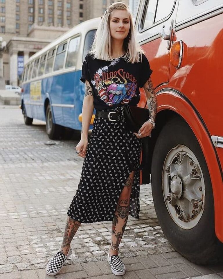 Look com camiseta de banda: Dicas de como usar +29 inspirações - Se a ...